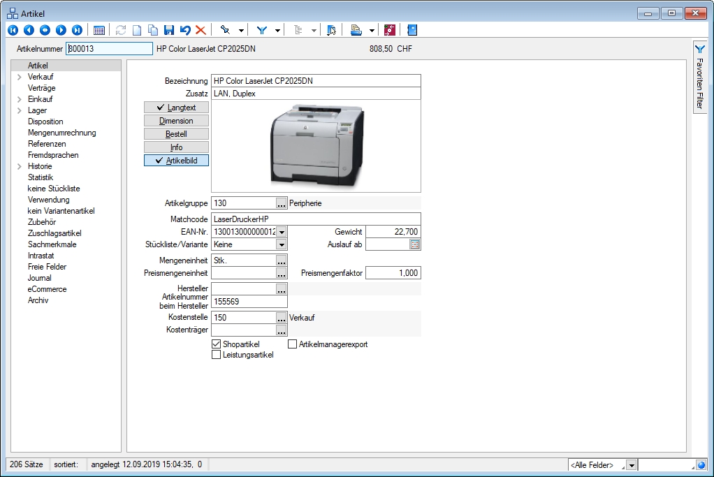 SelectLine Warenwirtschaft - selectline.ch DE